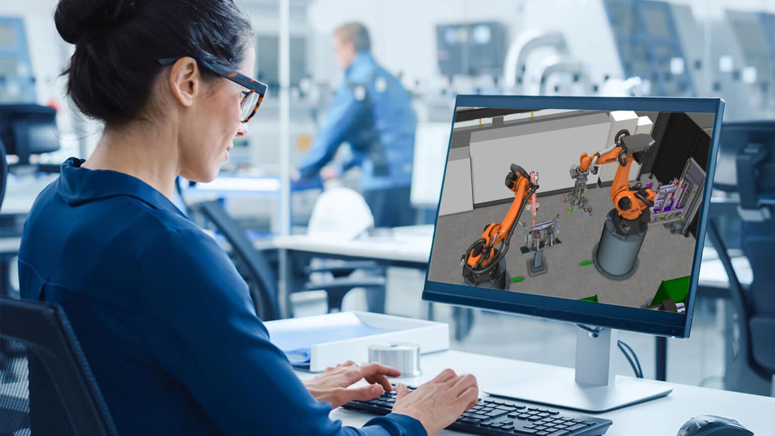 Robotersimulation und Roboterprogrammierung mit Visual Components