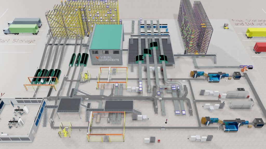 Effiziente Layoutplanung in Fertigung und Logistik